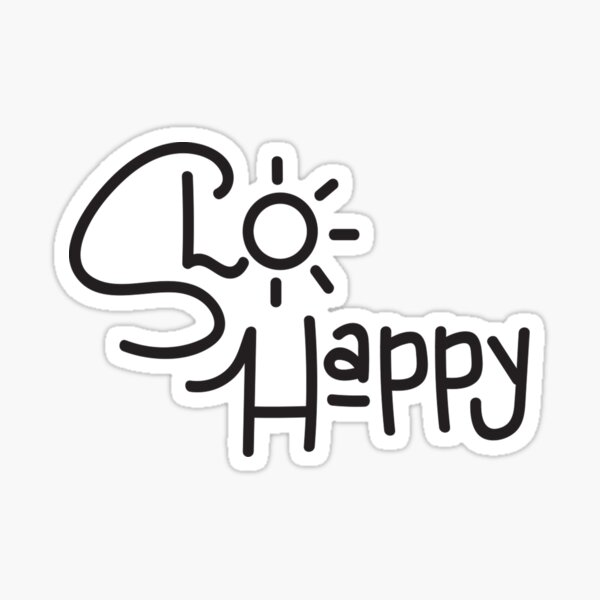 "SLO Happy " Sticker by Kwinner | Redbubble