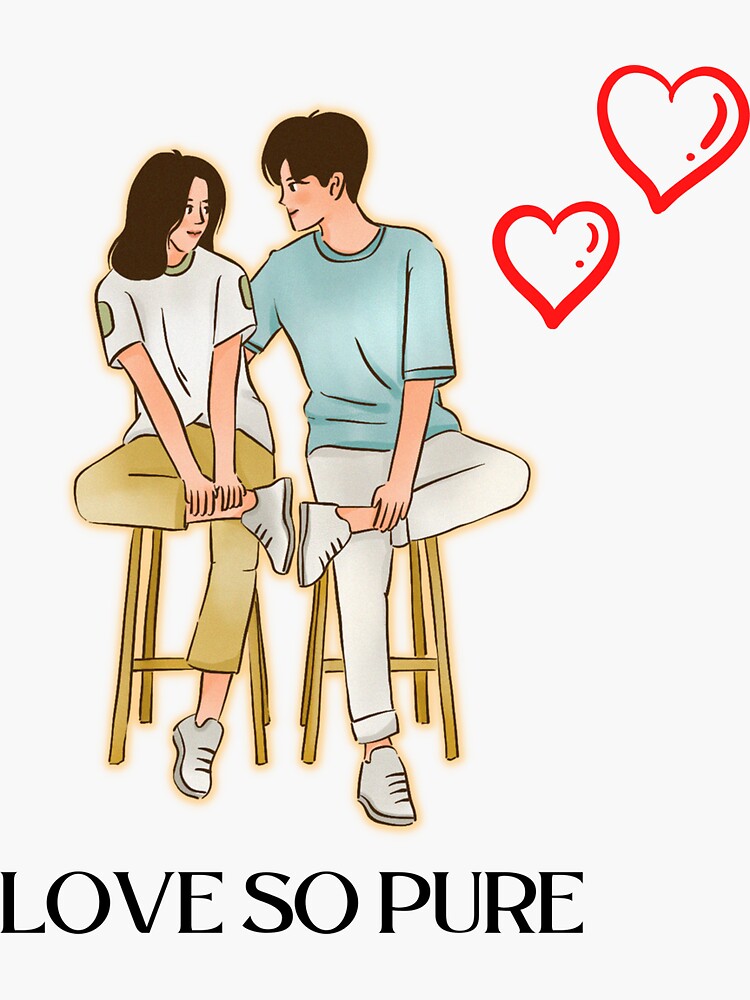 "Love So Pure Manhwa " Sticker for Sale by springpodi | Redbubble