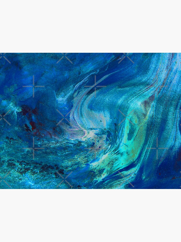 "Blue Current | Art by Earth | Abstract Photo" Sticker for Sale by ...