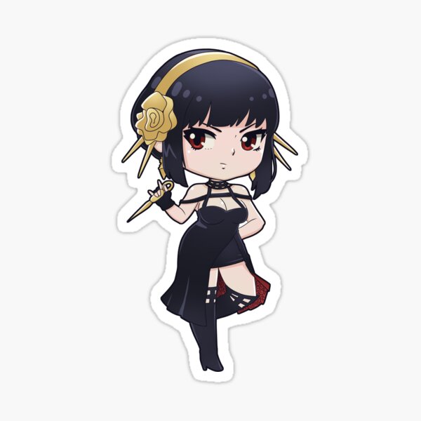 "Yor Forger Chibi" Sticker for Sale by ashiya324 | Redbubble