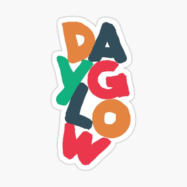 "text logo" Sticker for Sale by madisonbrakin | Redbubble