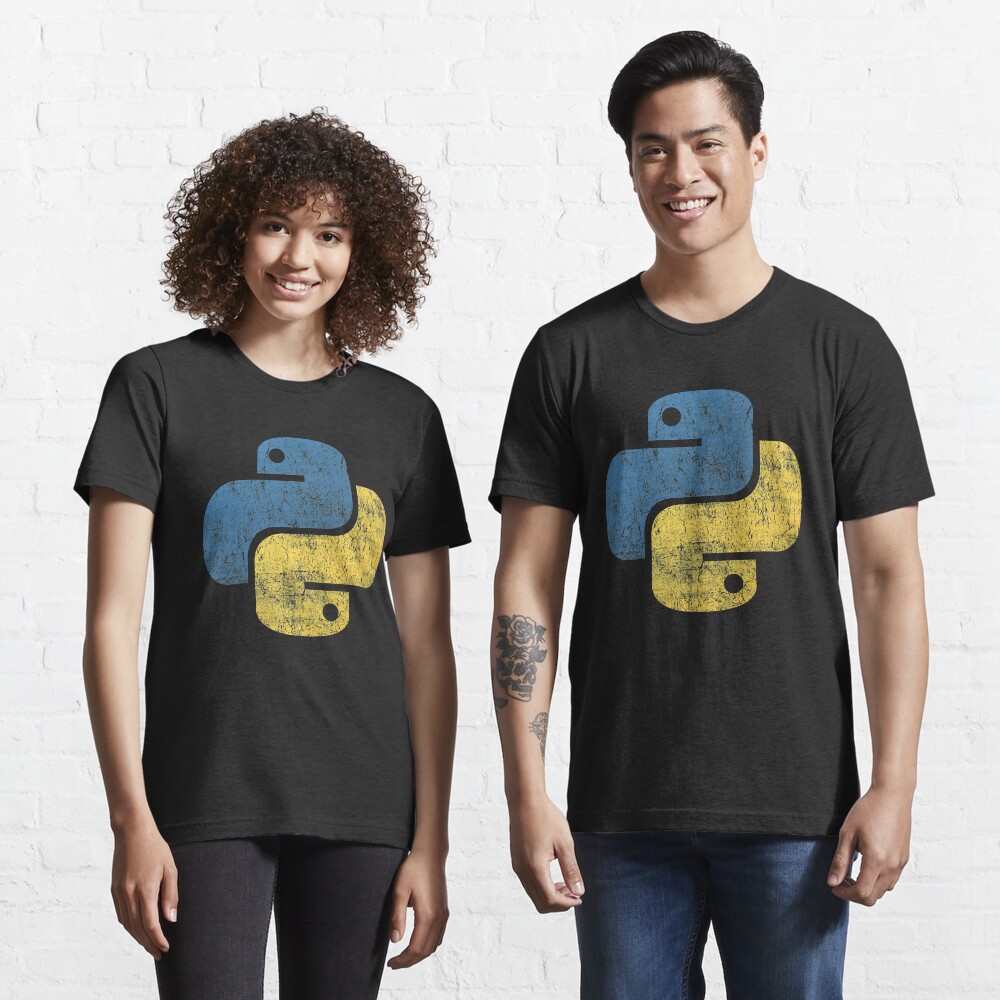 "Vintage Python" T-shirt for Sale by vladocar | Redbubble | python t ...