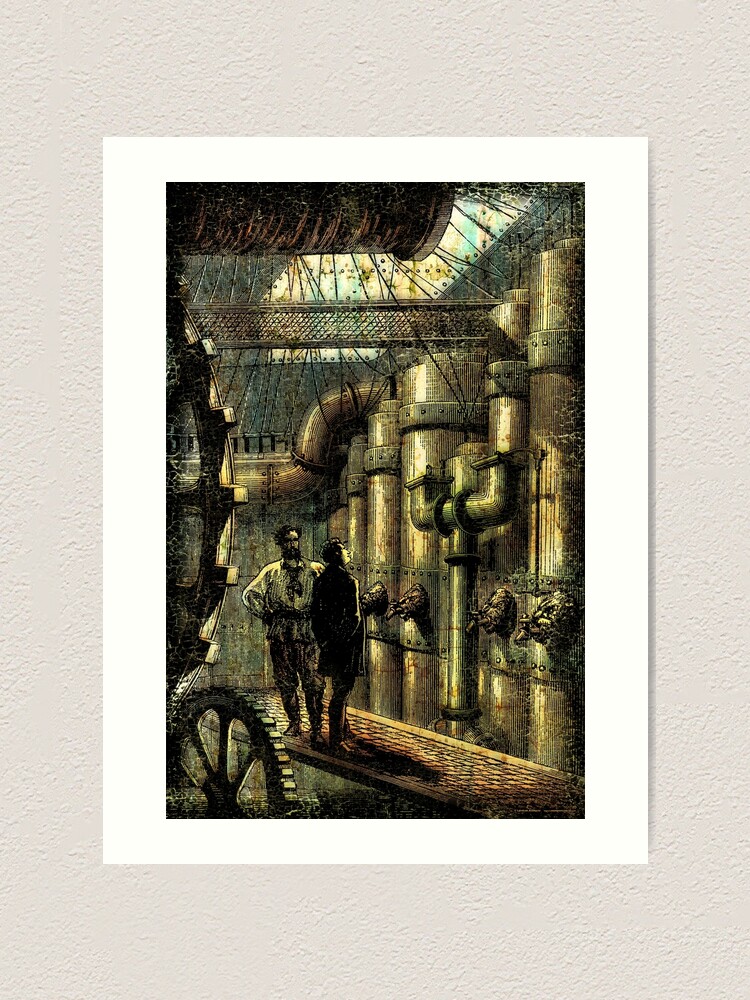 "Nautilus Engine Room - by Landron Artifacts" Art Print for Sale by ...