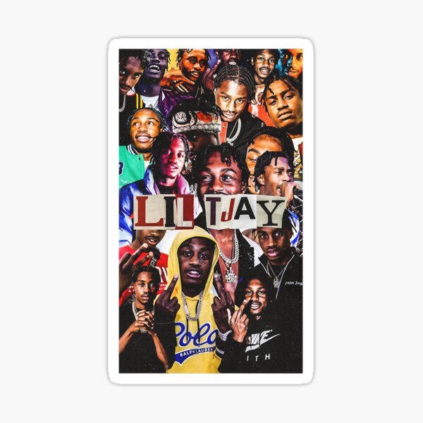 "Mens Best Famous Lil Rappers Tjay Gifts For Movie Fan" Sticker for ...