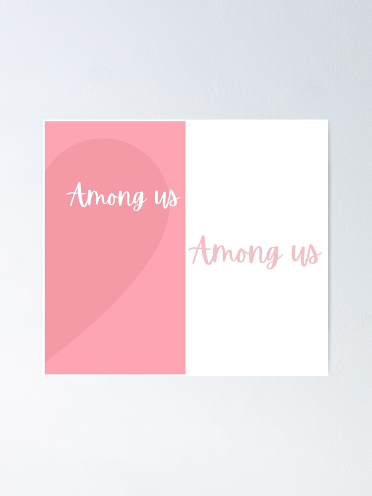 "Among us design" Poster for Sale by AMarc-Designers | Redbubble