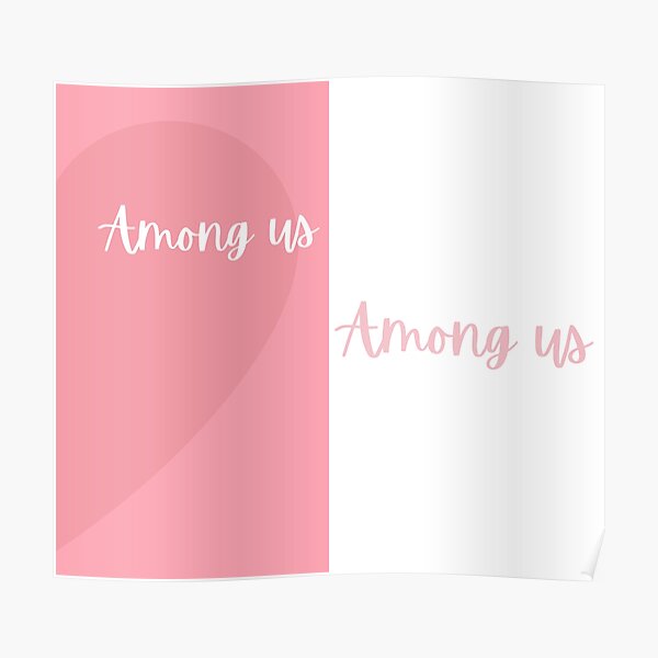 "Among us design" Poster for Sale by AMarc-Designers | Redbubble