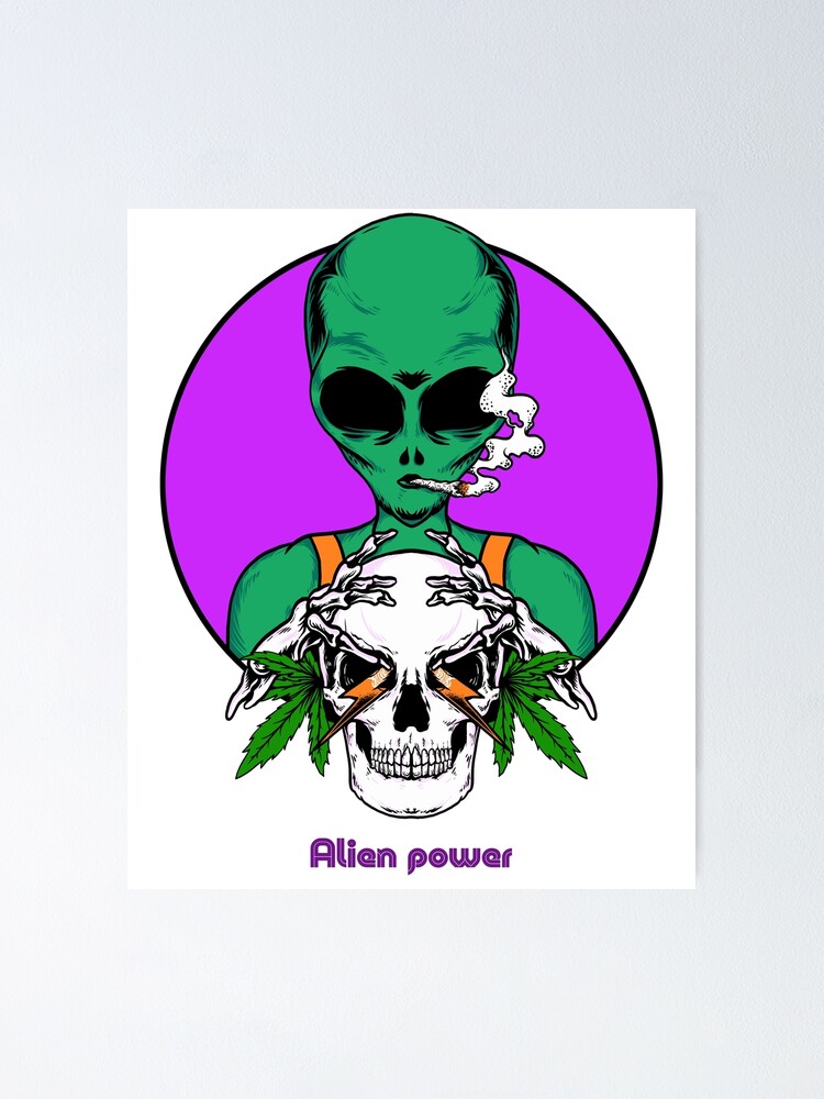"The alien power." Poster for Sale by RAJSHIVA | Redbubble