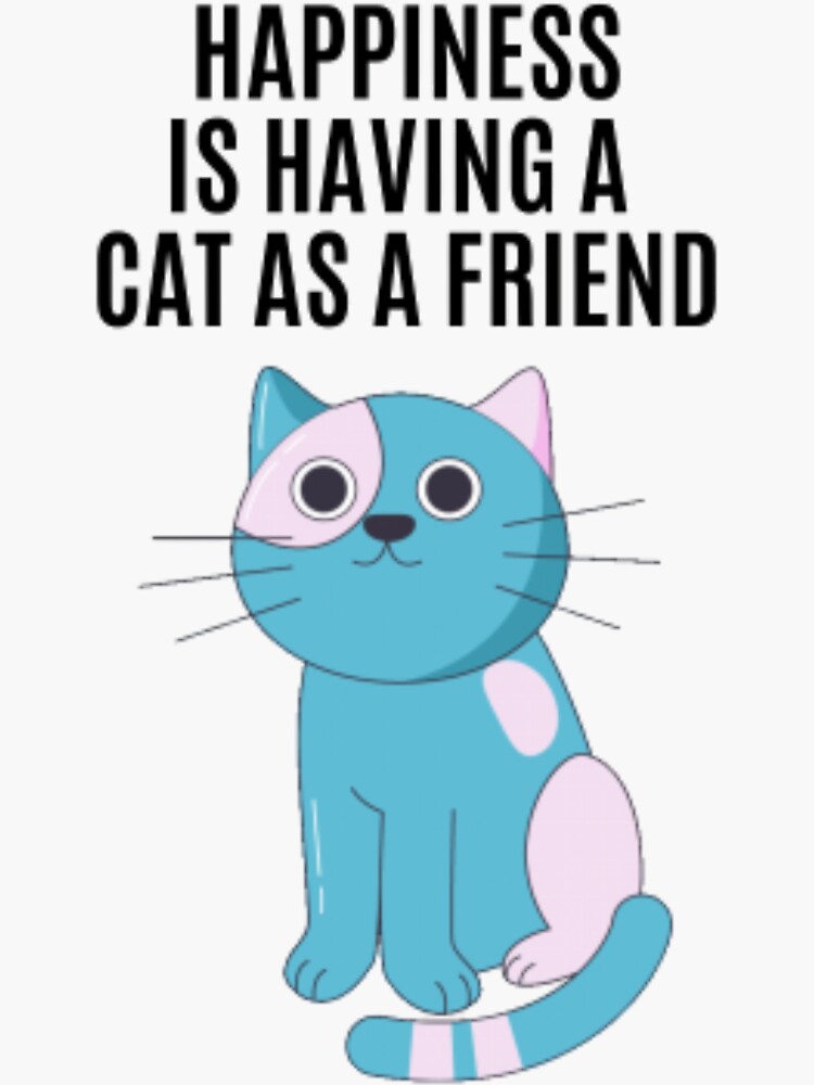 "CAT" Sticker for Sale by Adogy | Redbubble