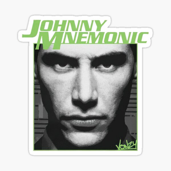 "Johnny Mnemonic Movie " Sticker for Sale by Damariarrico | Redbubble