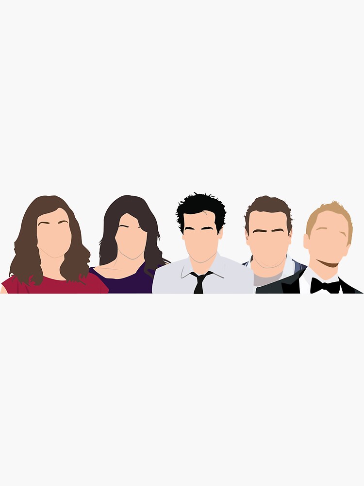 "HIMYM - Squad" Sticker for Sale by livinlavidalari | Redbubble