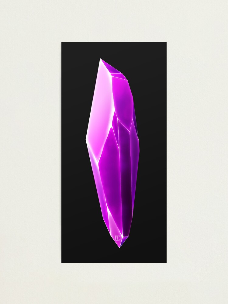 "Purple Crystal Shard" Photographic Print for Sale by RippleDesigns ...