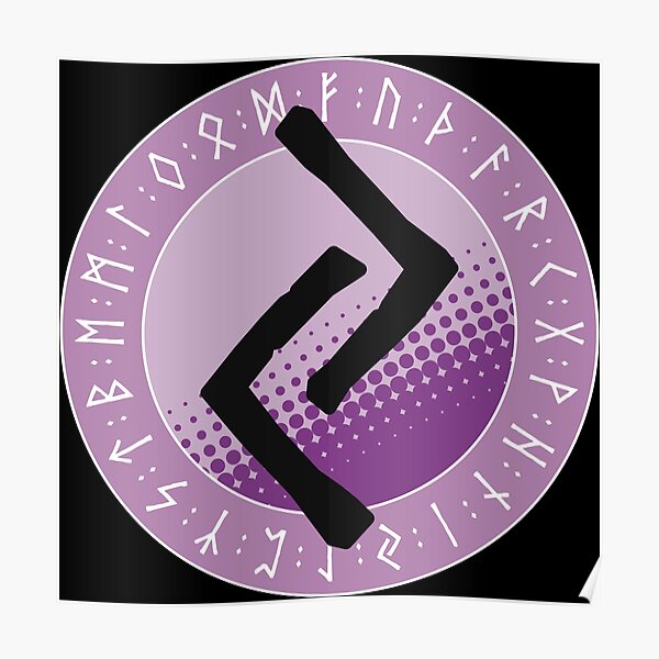 "Jera (Harvest) - Viking Runes and Runic Symbols" Poster for Sale by ...