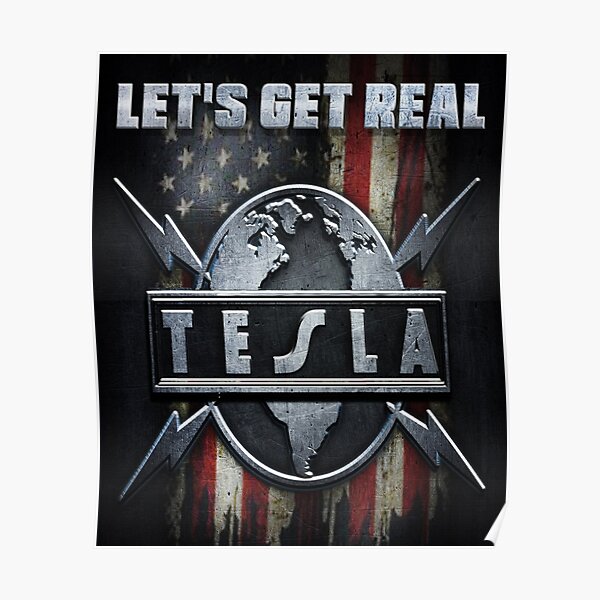 "Tesla poster" Poster for Sale by cjsg37 | Redbubble