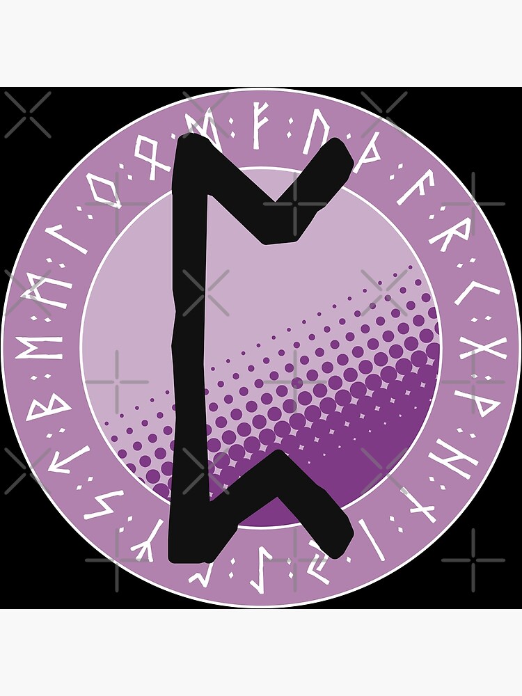 "Perthro (Luck) - Viking Runes and Runic Symbols" Poster for Sale by ...