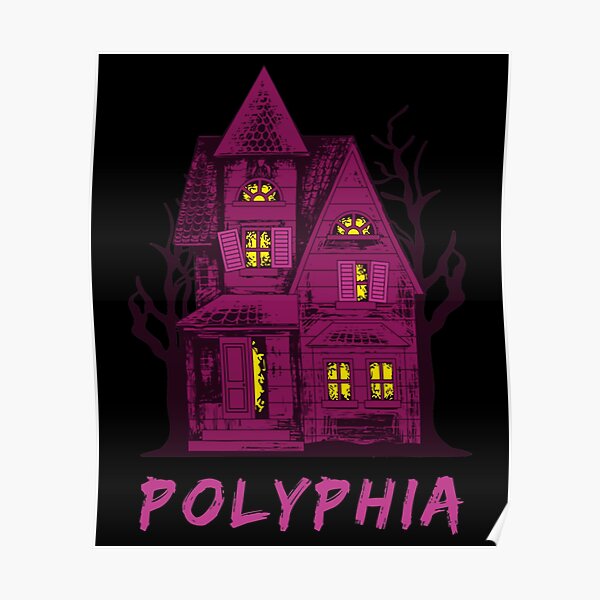 "Polyphia Merch Polyphia Band With Some Scary Haunted House" Poster for ...