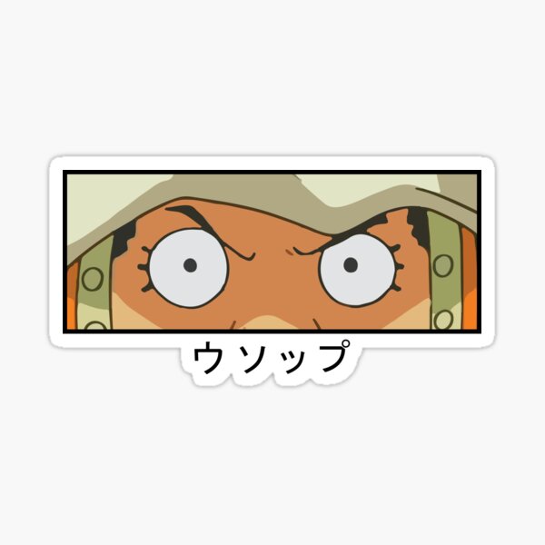 "Usopp | One Piece" Sticker for Sale by ZLDK | Redbubble