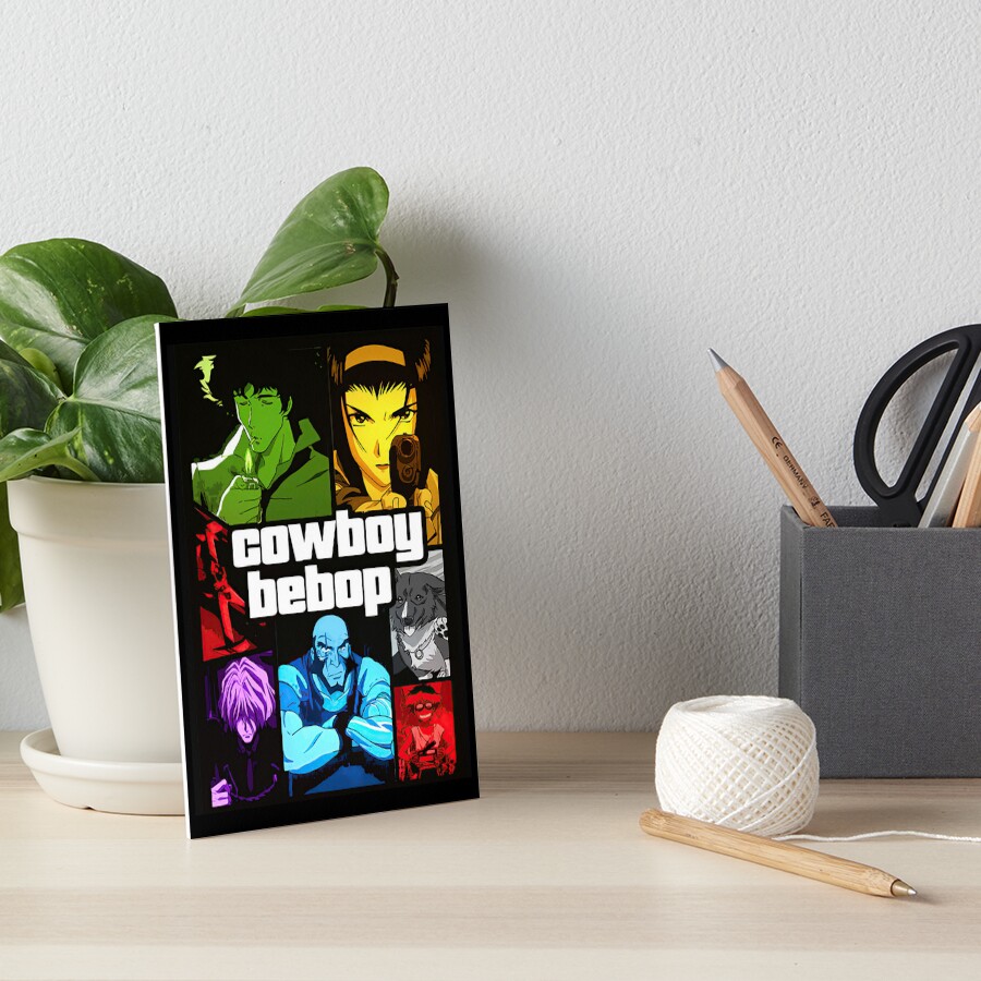 "Cowboy Bebop Cartoon" Art Board Print for Sale by ClothingTX | Redbubble