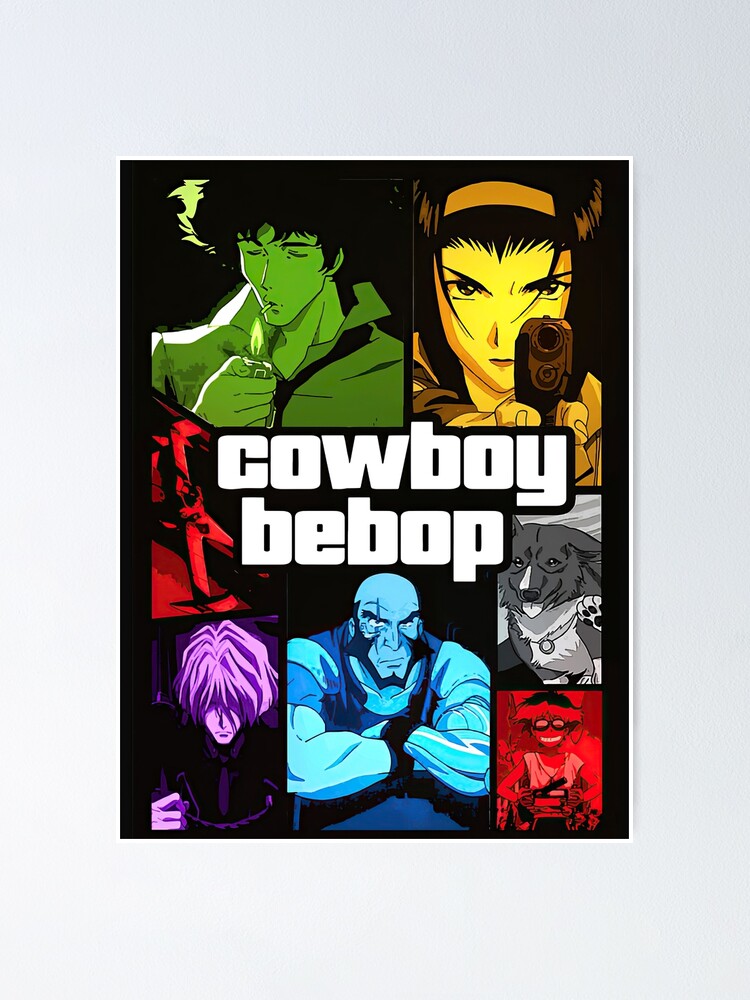 "Cowboy Bebop Cartoon" Poster for Sale by ClothingTX | Redbubble
