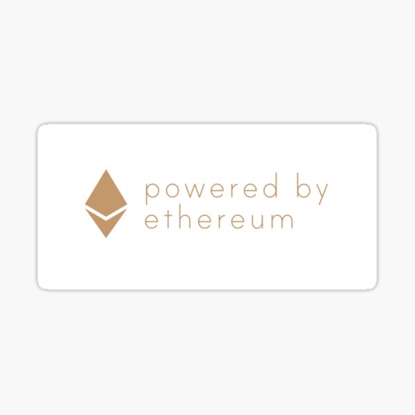 "Ethereum" Sticker for Sale by ethanklein | Redbubble