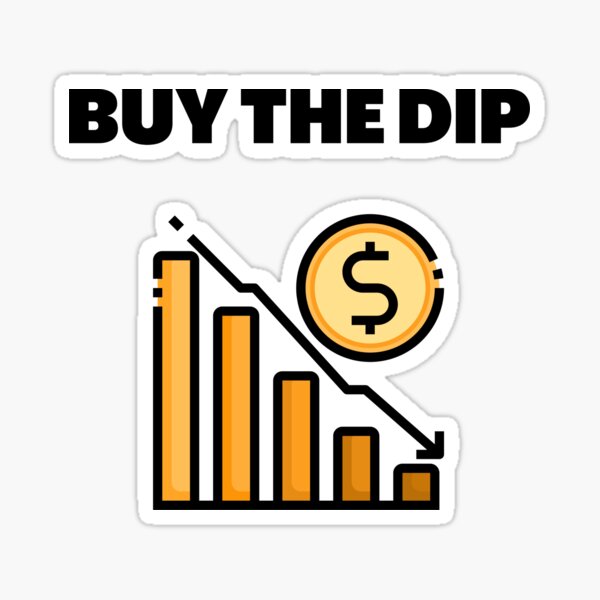 "Buy the dip" Sticker for Sale by MatusKramarik | Redbubble