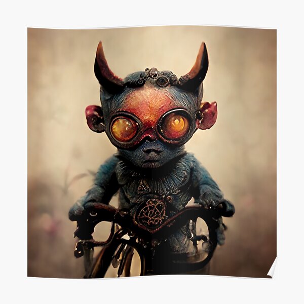 "Baby devil - Realistic" Poster for Sale by randomartist87 | Redbubble
