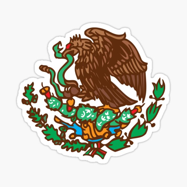 "Mexico Eagle - Coat of Arms - Escudo Mexicano" Sticker for Sale by ...