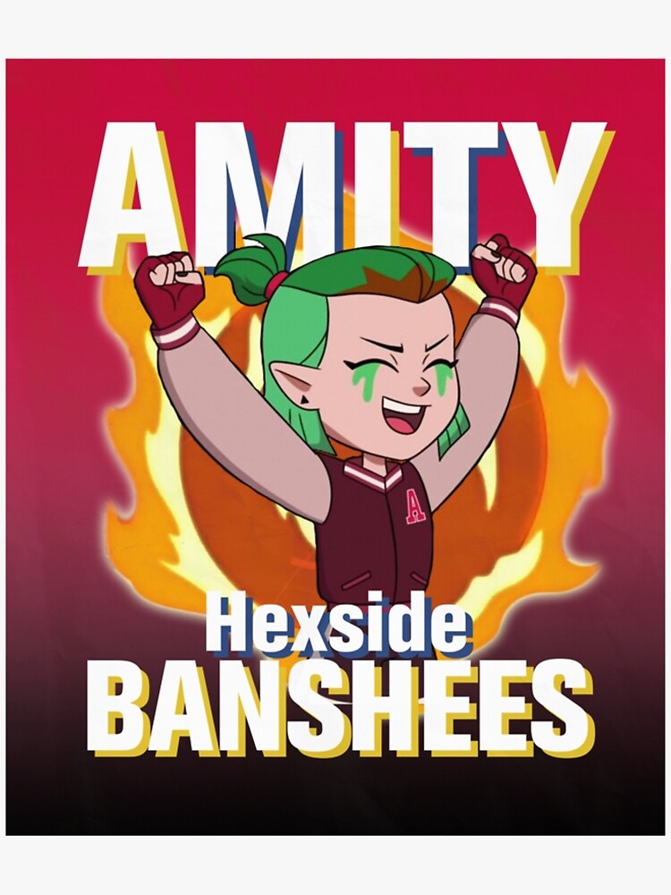 "Amity Hexside Banshees Grudgby - The Owl House- Limited Edition ...