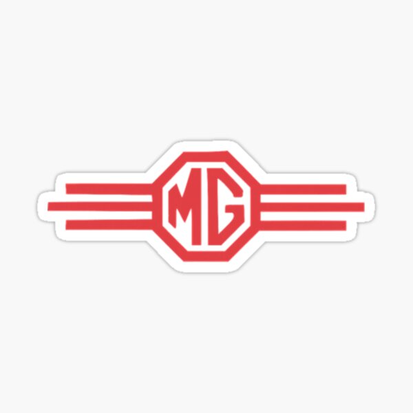 "Vintage MG Badge" Sticker for Sale by MatthijsGraven | Redbubble