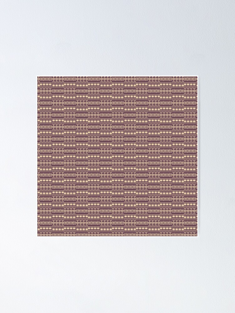 Igorot Pattern Ethnic Pattern Pattern Design Poster For Sale By Designerpriti Redbubble