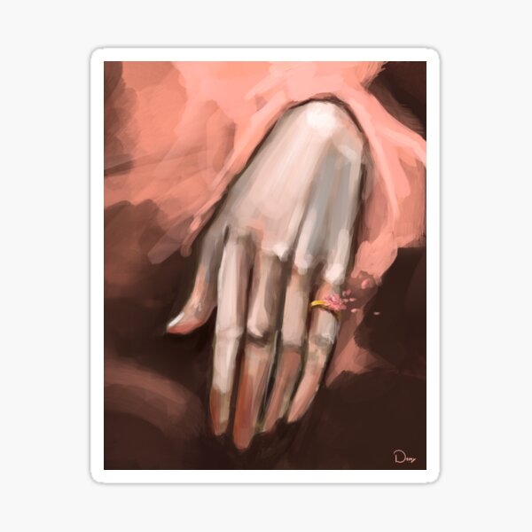 "Pinky " Sticker for Sale by Dhmyart | Redbubble