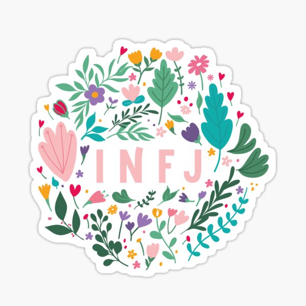 "INFJ" Sticker for Sale by krimons | Redbubble