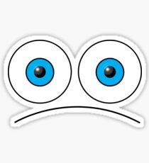 Frowny Face Stickers | Redbubble