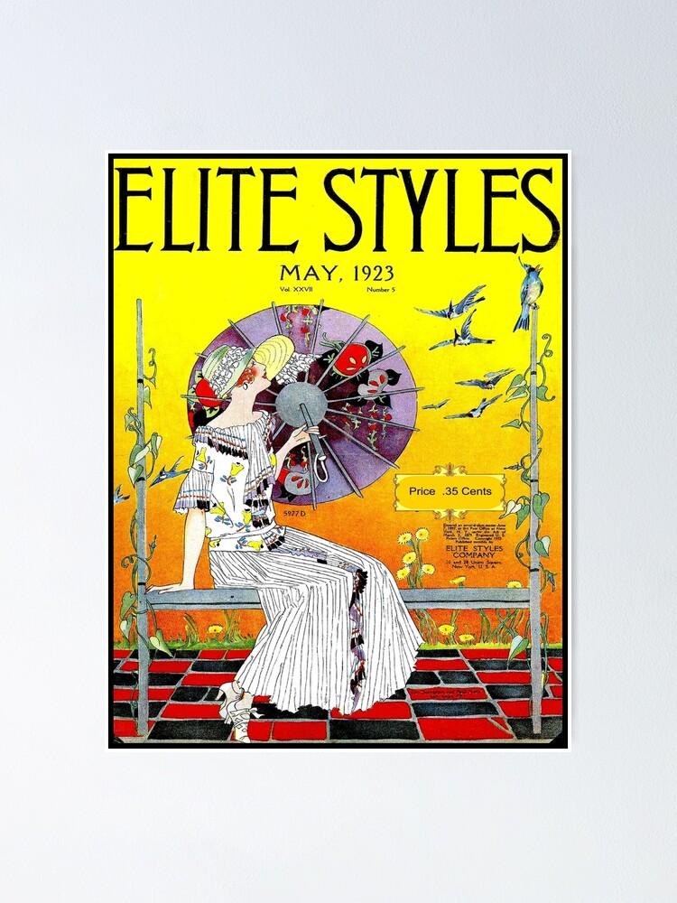 " ELITE STYLES : Vintage 1923 Magazine Advertising Print" Poster for ...