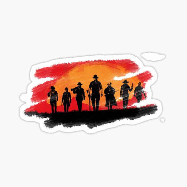 "RDR 2" Sticker for Sale by RedDead97 | Redbubble