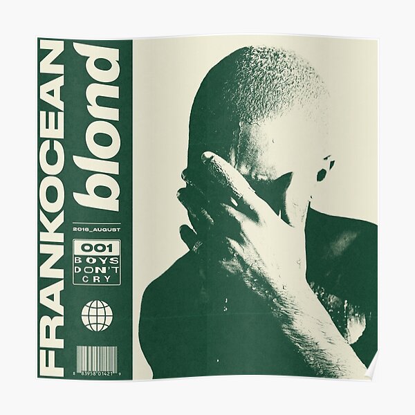"Frank Ocean green cover art" Poster for Sale by Hekat10 | Redbubble