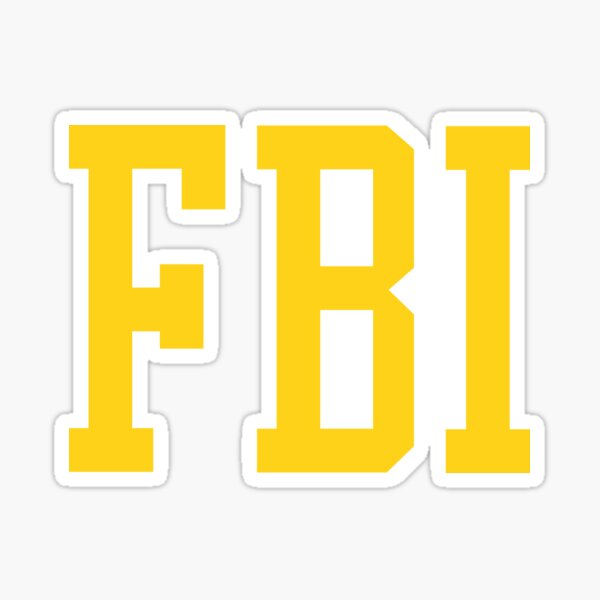 "FBI Agent - Federal Bureau of Investigation" Sticker for Sale by ...