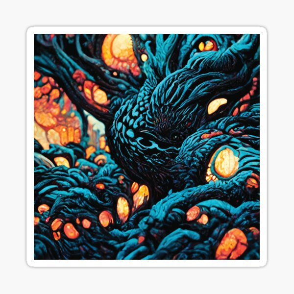 "Primordial Multiverse" Sticker for Sale by HorribleMltvrs | Redbubble