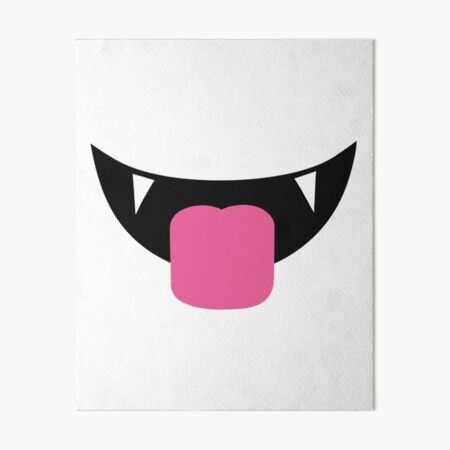 "Roblox Characte Roblox Playful Vampire Face" Art Board Print for Sale ...