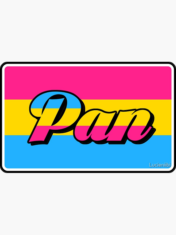 "Pan Sticker" Sticker for Sale by Lucieniibi | Redbubble