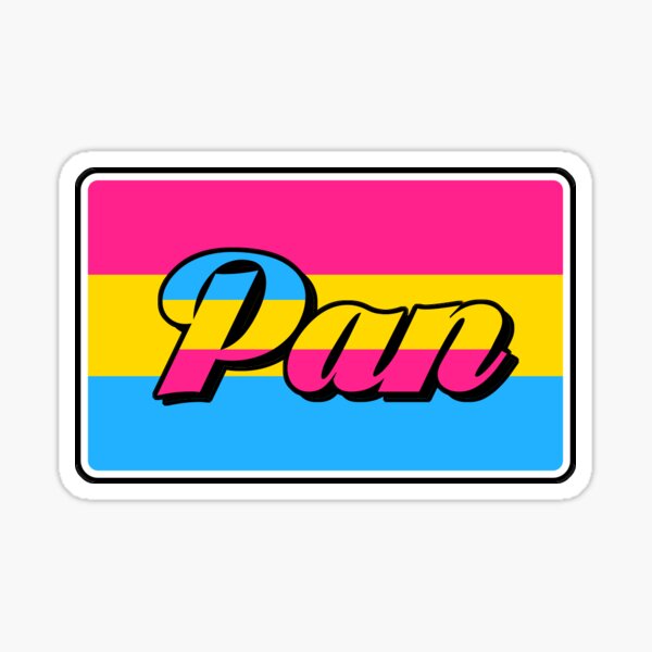 "Pan Sticker" Sticker for Sale by Lucieniibi | Redbubble