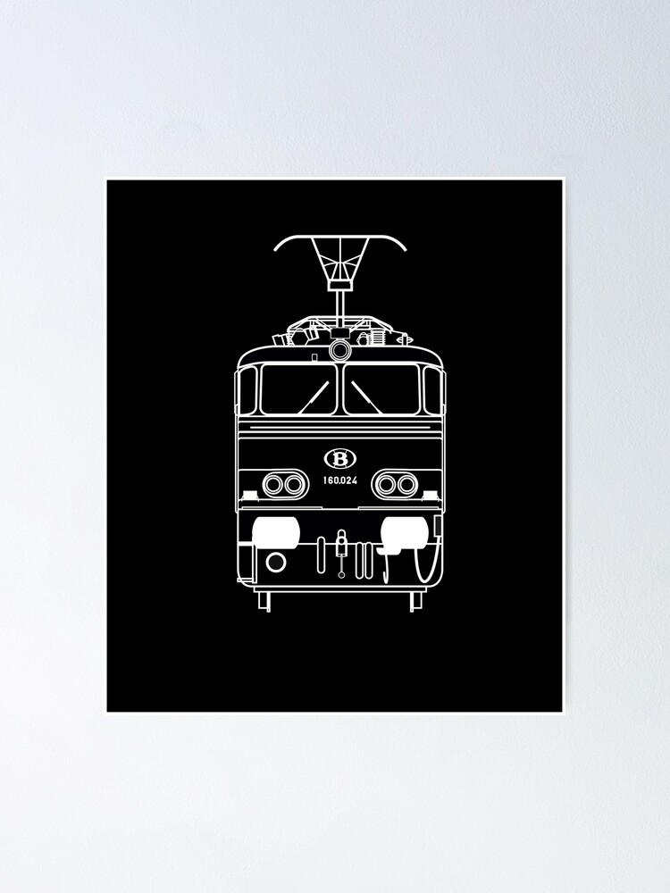 "NMBS - SNCB Train - Belgian Locomotive" Poster for Sale by Aurealis ...