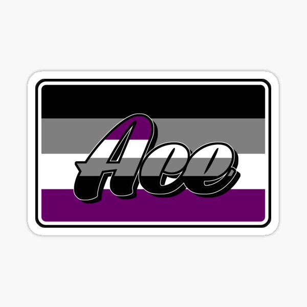 "Ace Sticker" Sticker by Lucieniibi | Redbubble