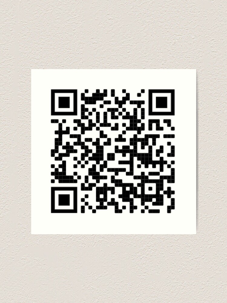 "Spongebob Are you feeling it now Mr Krabs 10 hour QR code sticker" Art Print for Sale by ...