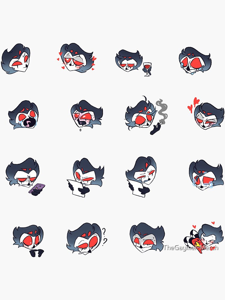 "Stolas Emojis" Sticker for Sale by TheGaymer-Merch | Redbubble