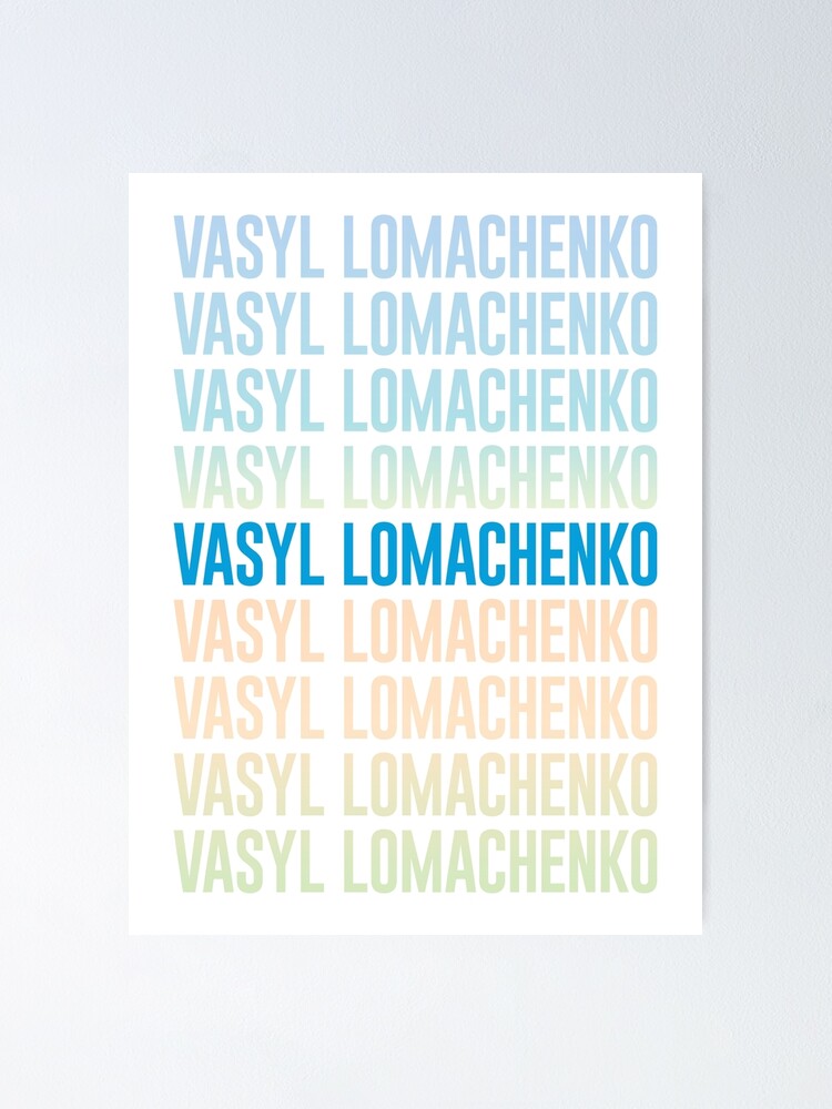 "Lomachenko" Poster by enricoalonzo | Redbubble