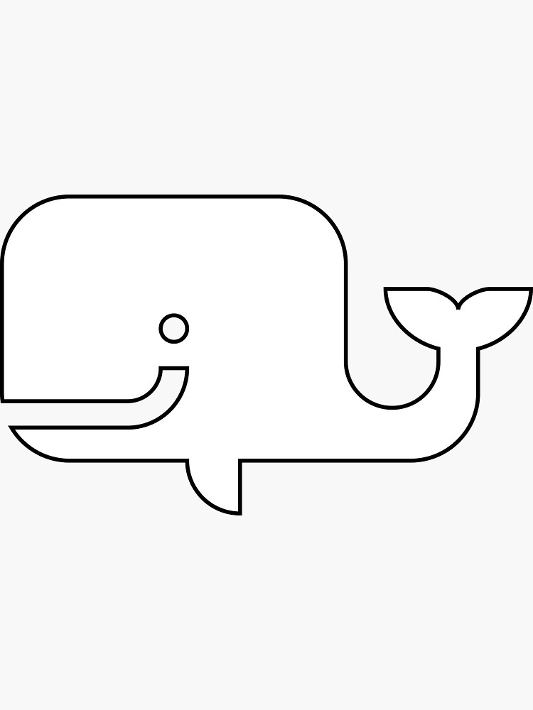 "Moby Dick Classic" Sticker for Sale by MobyMerch | Redbubble