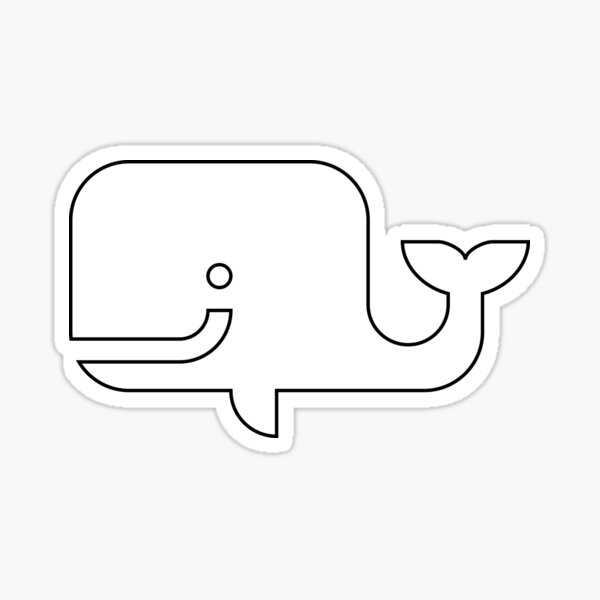 "Moby Dick Classic" Sticker for Sale by MobyMerch | Redbubble