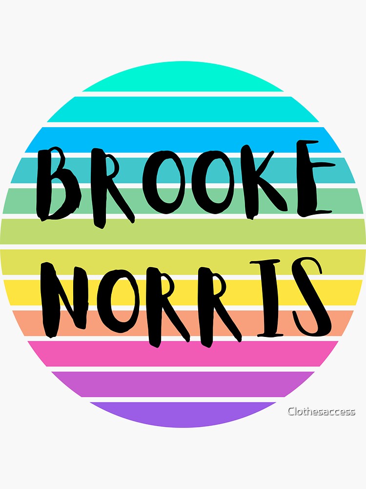 "Brooke Norris Desgin Stickers, Travel mug & T-shirts " Sticker for ...