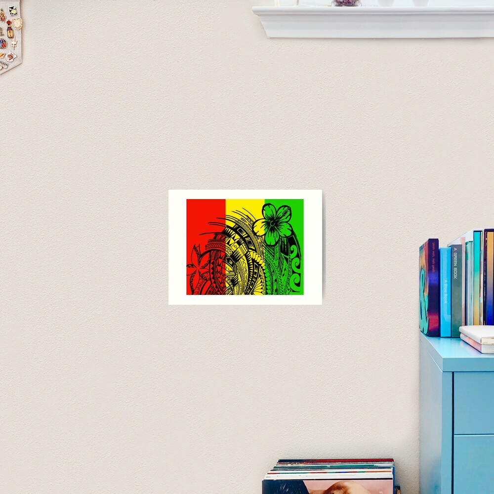 "Reggae Flower" Art Print by atikapu | Redbubble