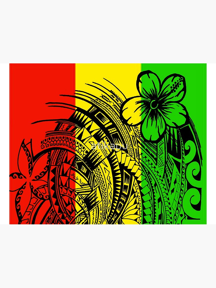 "Reggae Flower" Art Print for Sale by atikapu | Redbubble